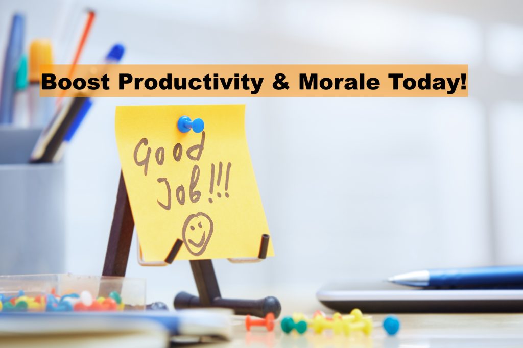 Boost Employee Productivity & Morale with Consistent Recognition